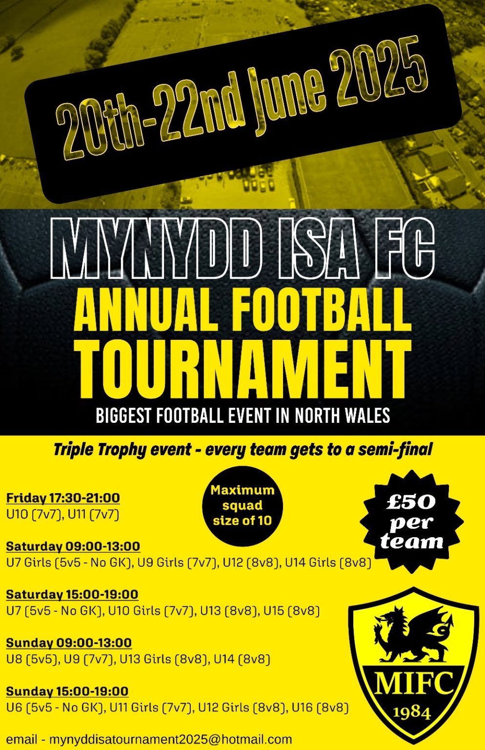 Annual Football Tournament 2025 – Mynydd Isa Football Club
